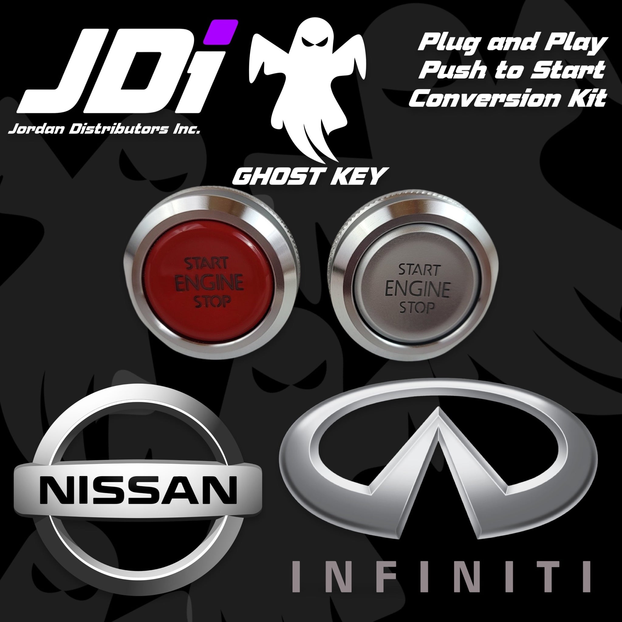 Ghost Key - Plug and Play Push to Start Conversion Kit for Nissan & In